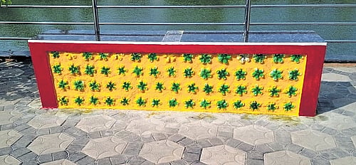 Mangaluru's eco-brick benches turn trash into treasure