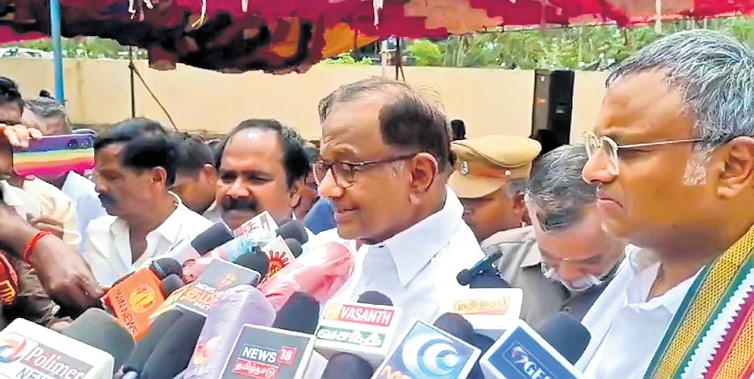 Centre suppressing opposition: P Chidambaram
