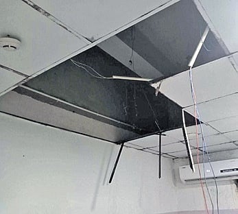 Ceiling of CT scan room in Odisha's VIMSAR collapses