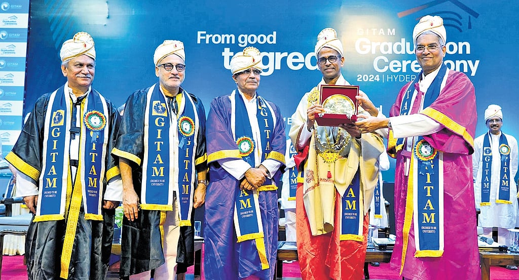 Hyderabad GITAM University celebrates 15th convocation ceremony