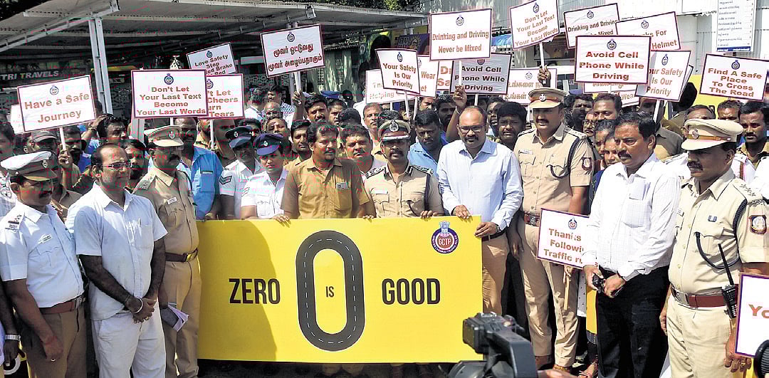 ‘Zero accident day’ drive launched in Chennai
