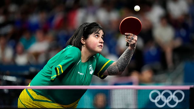 Brazilian amputee table tennis star savours Olympic dreamland