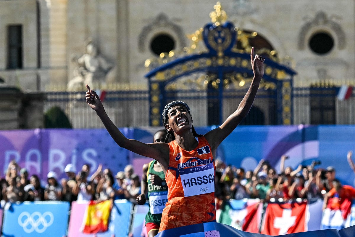 Sifan Hassan wins women's marathon at Paris Olympics, edging ahead of ...