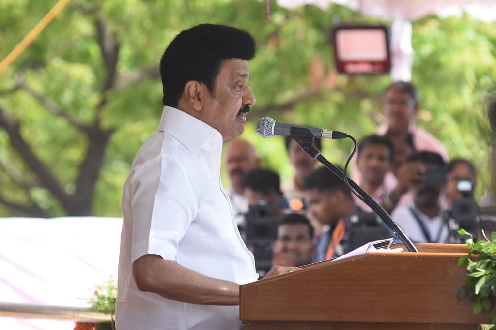 IN PICS | 78th Independence Day: TN chief minister M K Stalin hoists ...