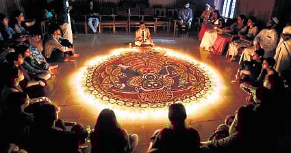 Kalamezhuthu, a vibrant temple art that is fading fast