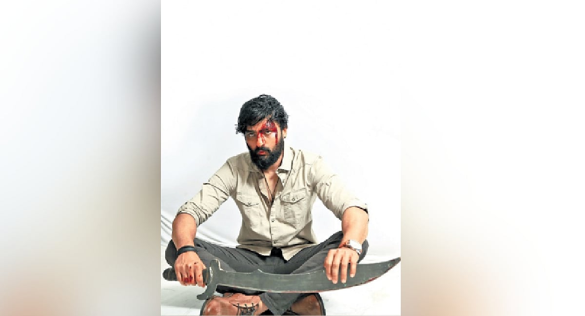 Nirup Bhandari goes all out with a mass look in 'Atikaya'