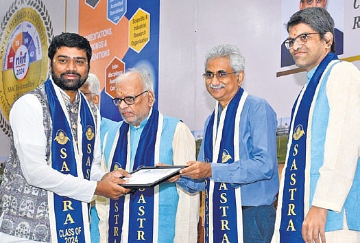 4,100 conferred degrees at SASTRA’s 38th convocation