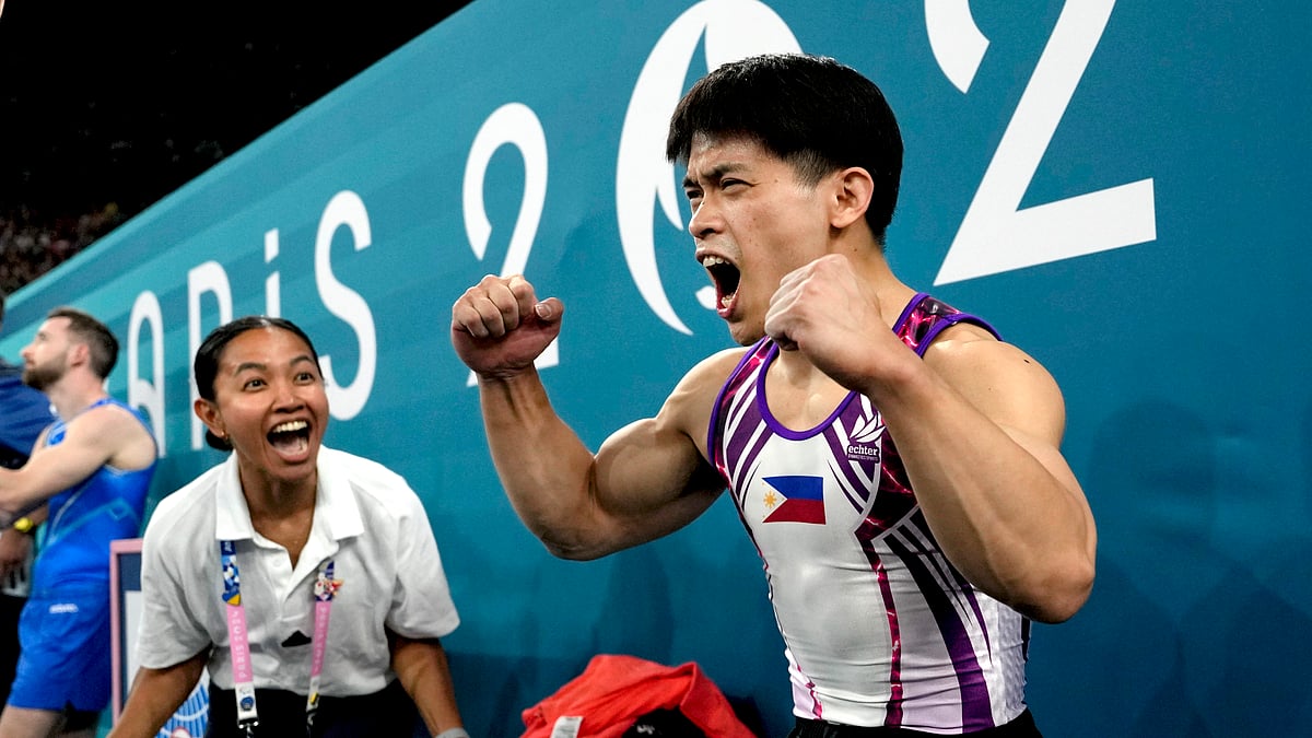 Gymnast Carlos Yulo becomes the second athlete from the Philippines ...