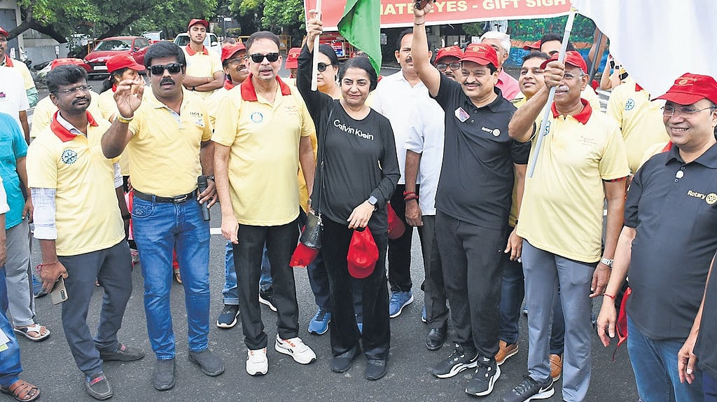 Eye donation awareness: Rally that relays a message