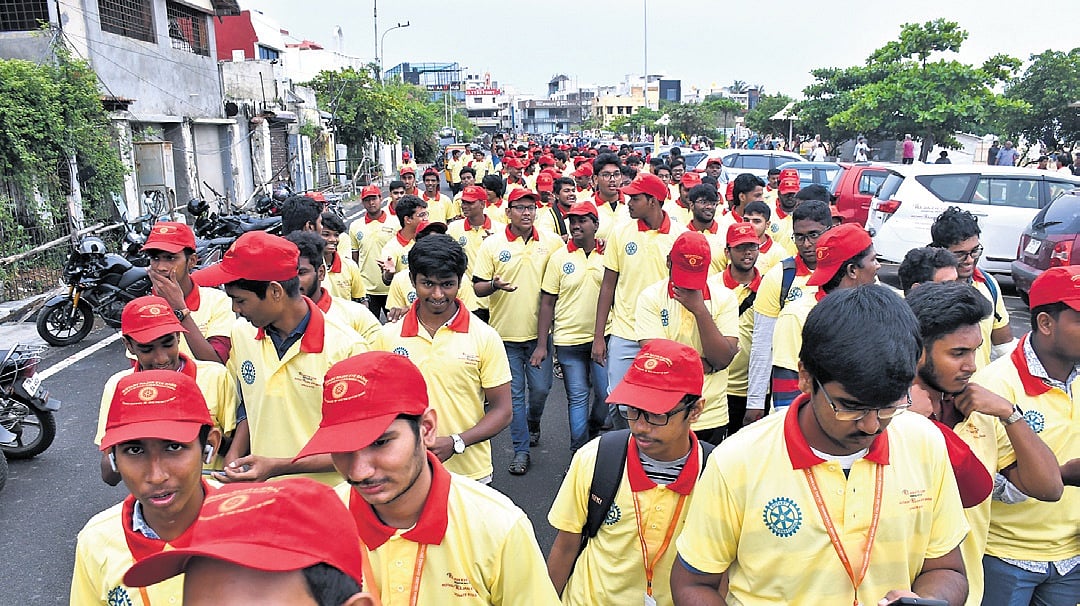 Eye donation awareness: Rally that relays a message