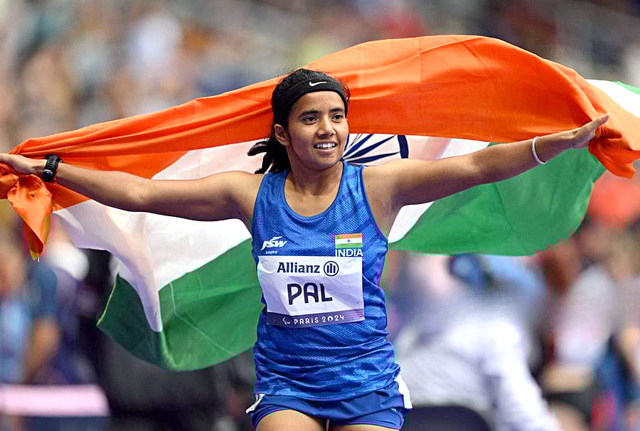 India's Preethi Pal wins bronze in T35 200m, her second medal at Paris ...