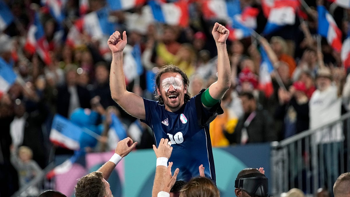 France wins gold in blind football at Paralympics under Eiffel Tower lights