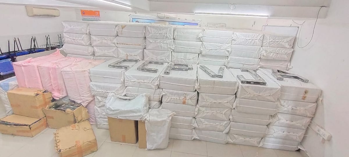 Foreign origin cigarettes worth Rs 6.49 crore seized from Vijayawada