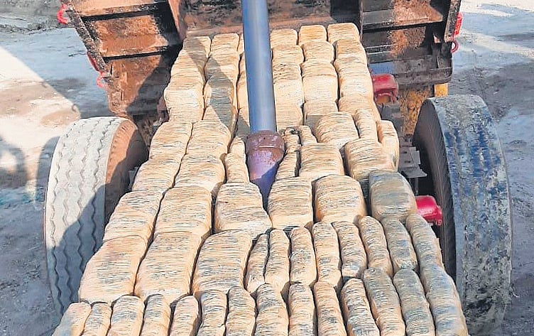 338 kg ganja worth Rs 85L seized, one arrested in Telangana