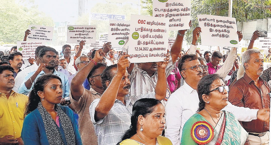 OBC employees association seeks nationwide caste census, takes out ...