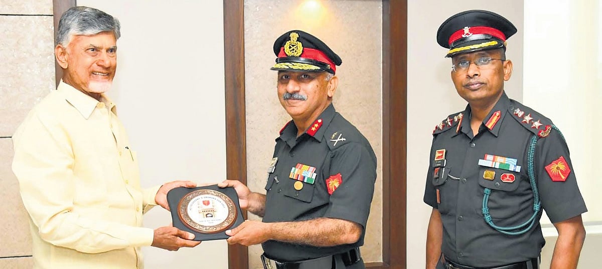 CM Chandrababu Naidu commends Army’s rescue operations during Budameru ...