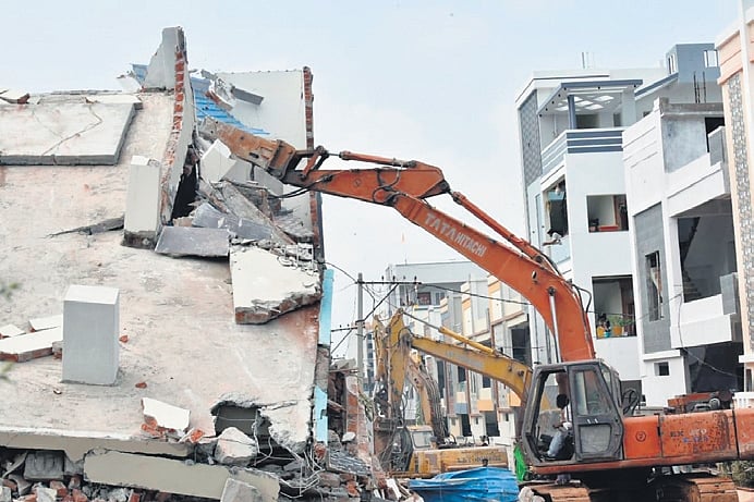 Empowered HYDRAA to also protect GHMC roads