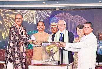 FIVB president Ary S Graça conferred KISS Humanitarian award 2020