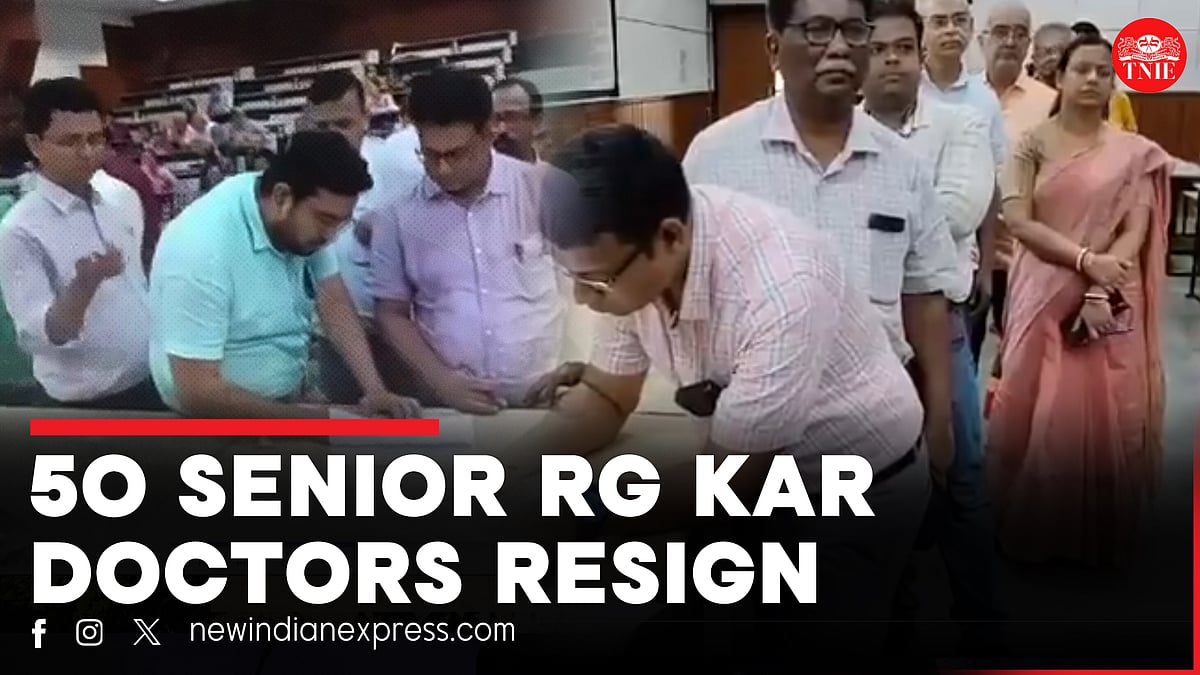50 senior doctors of RG Kar Hospital resign in solidarity with fasting ...