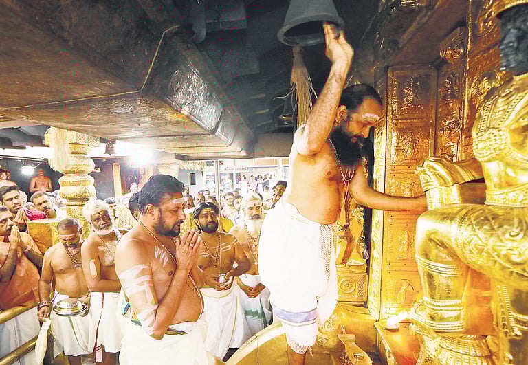 Sabarimala temple melsanthi selection on October 17