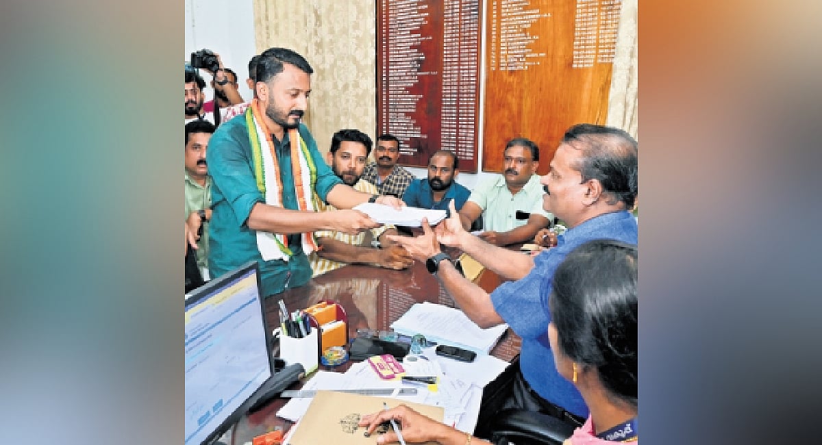 Rahul, Sarin file nomination in Kerala's Palakkad