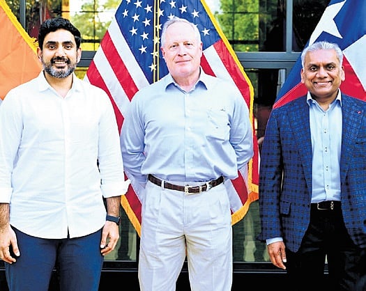 Minister Lokesh invites Tesla to set up EV, battery units in Anantapur