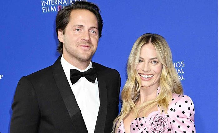 Margot Robbie welcomes first baby, a boy with husband Tom Ackerley