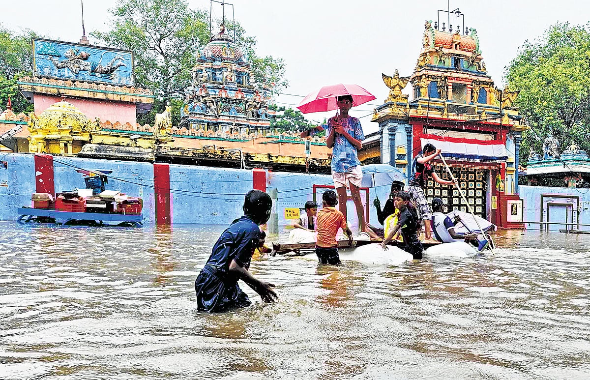 Drain system seems to be working, but tougher test remains