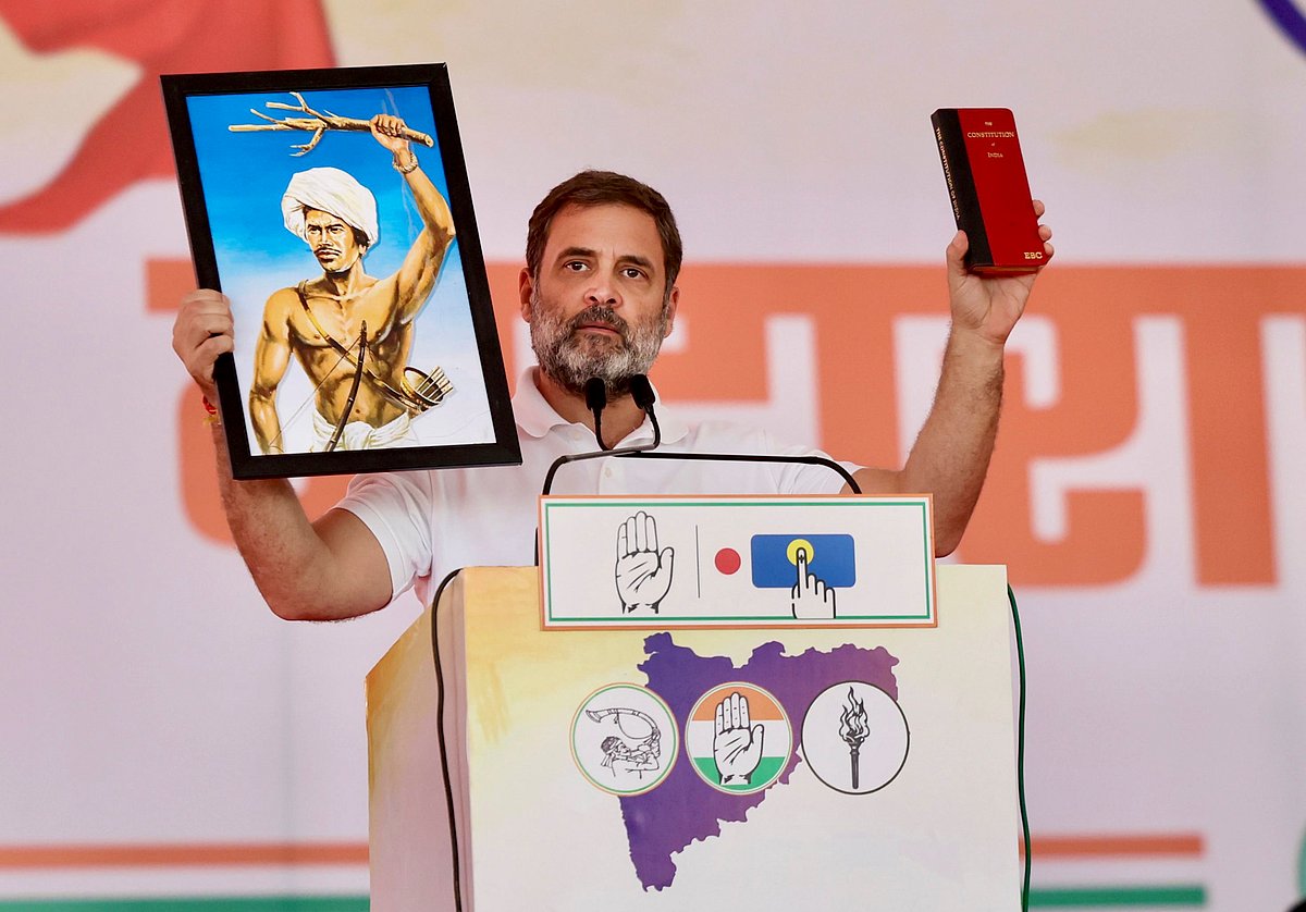 Modi feels copy of Constitution I carry is blank as he has never read ...