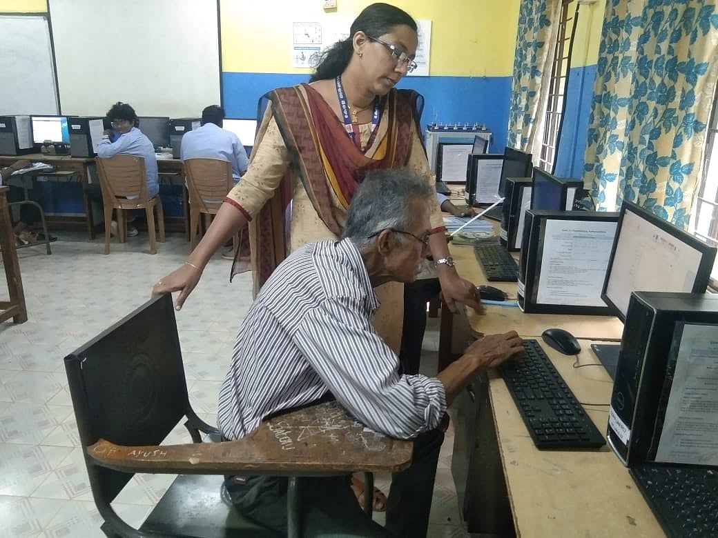71-year-old pursues computer dreams at Pathanamthitta ITI