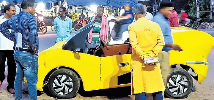 Students come up with Odisha’s first indigenously-designed electric car