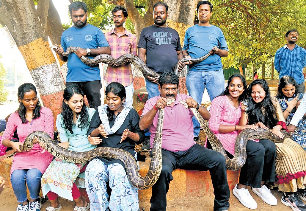 Vizag snake saver’s team rescues 35k reptiles in over two decades