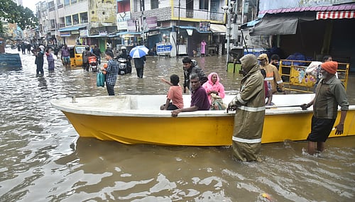 Cyclone Fengal brings heavy rains to north Tamil Nadu coast including ...