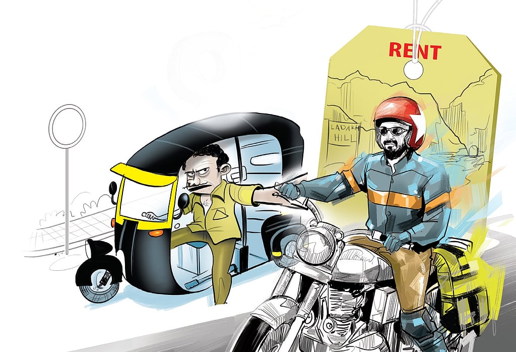 Tourists caught in crossfire between auto drivers, rent-a-bike ...