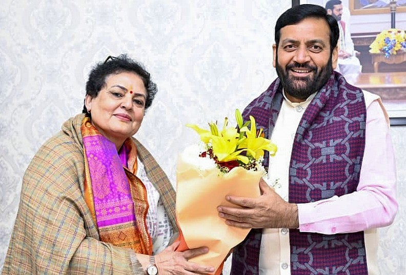 RS bypoll: BJP nominee Rekha Sharma files nomination, set to be elected ...