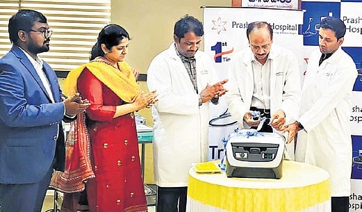 Water vapour therapy now in Vijayawada