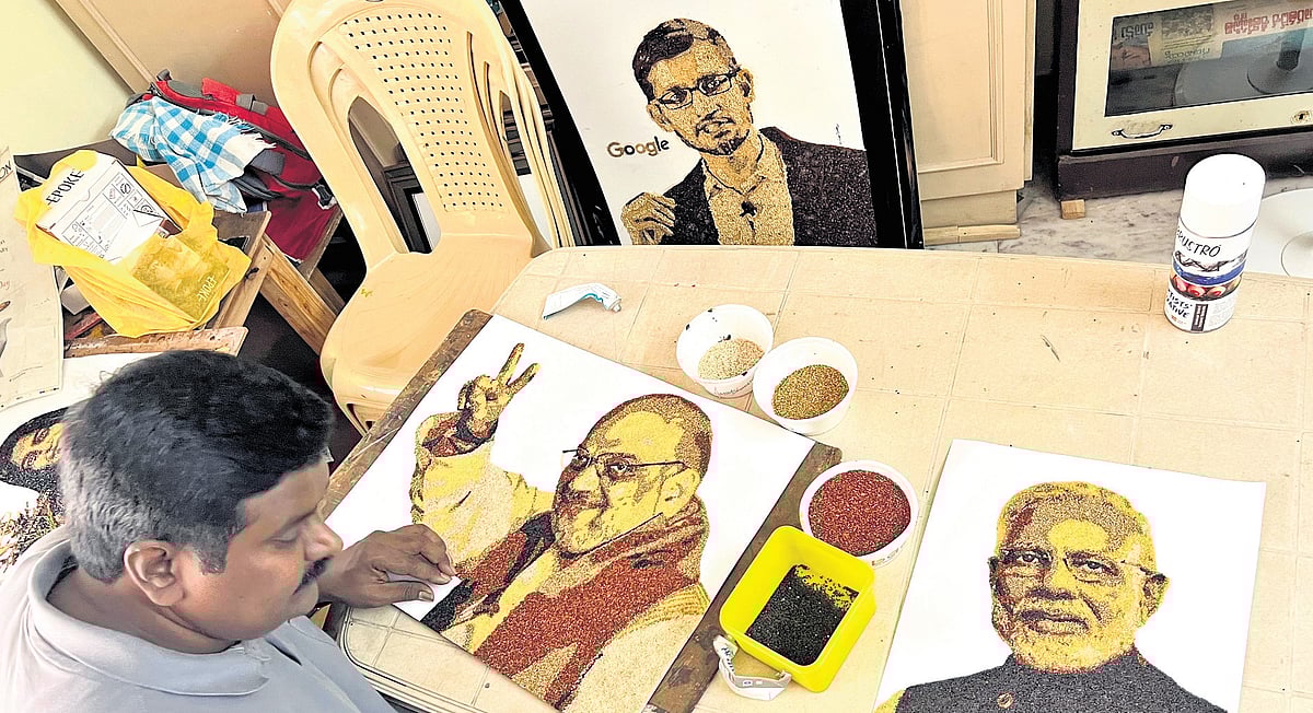 Freelance artist on a ‘Millet Mission’ to promote health, wealth