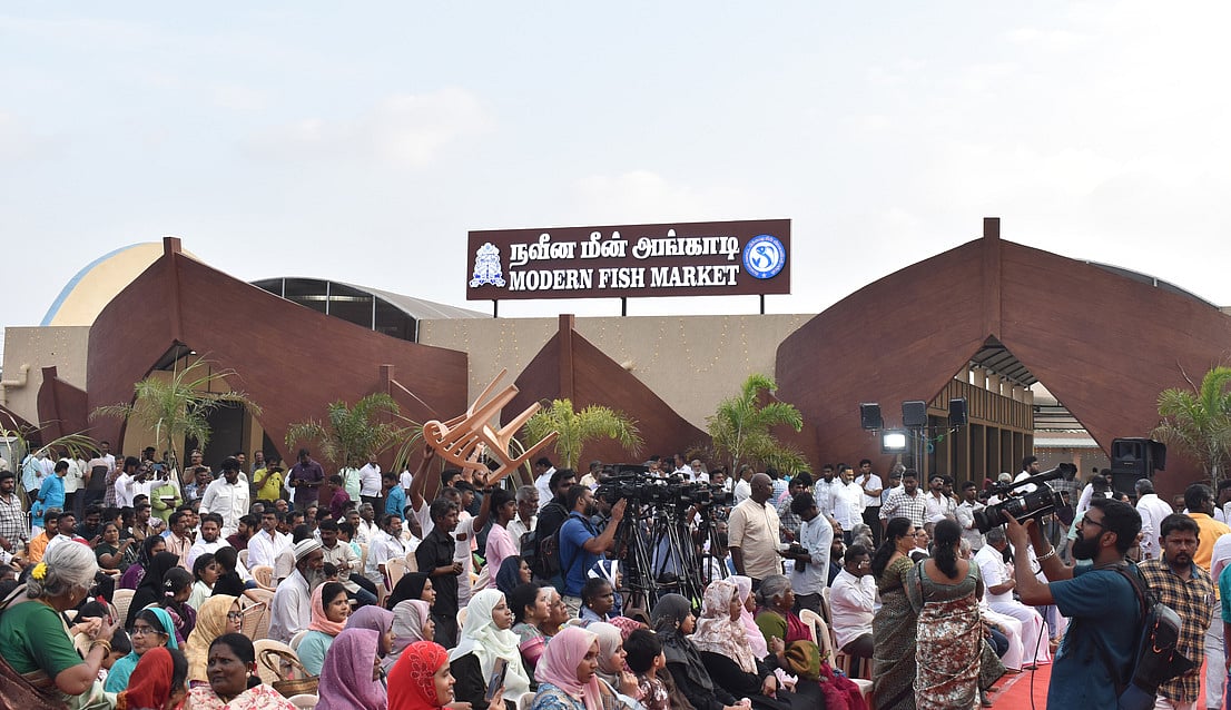 Constructed two years ago, Pullukadu modern fish market inaugurated at last