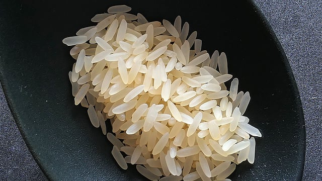 A cultural map drawn with rice