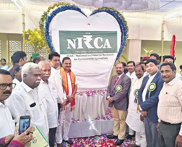 Union Minister unveils new logo of NIRCA in Rajamahendravaram