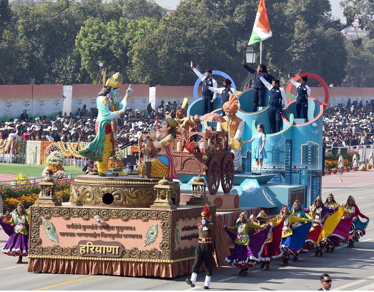 Tableaus of Haryana, Punjab and Chandigarh rolled down at Republic Day ...