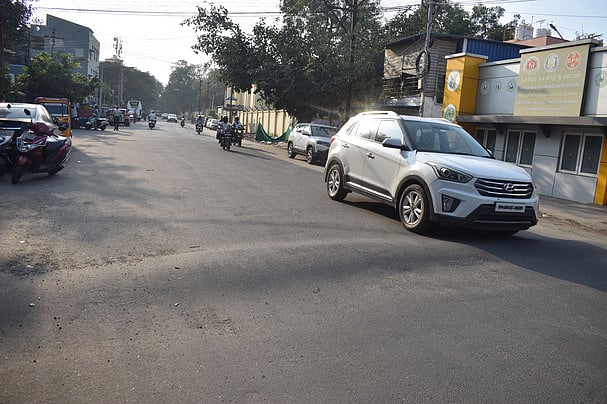 Unmarked speed bumps on newly laid Red Fields road pose danger to motorists