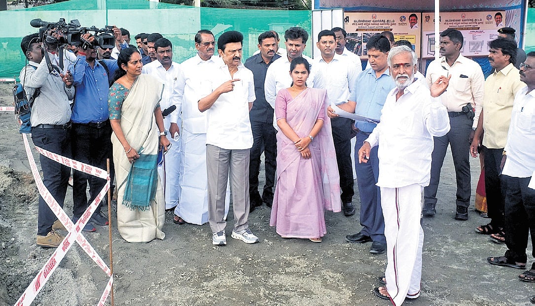 CM Stalin inspects Rs 474-crore development projects under way in north Chennai