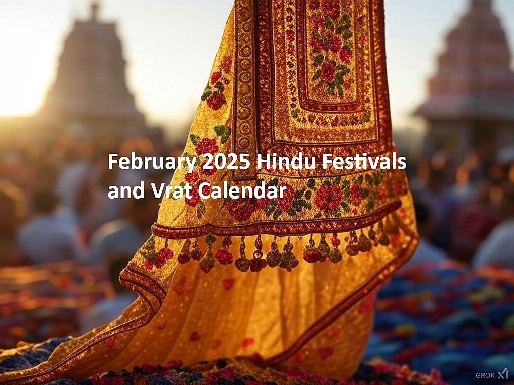 February 2025 Hindu Festival Calendar: Vrats, Poojas & Cultural Events