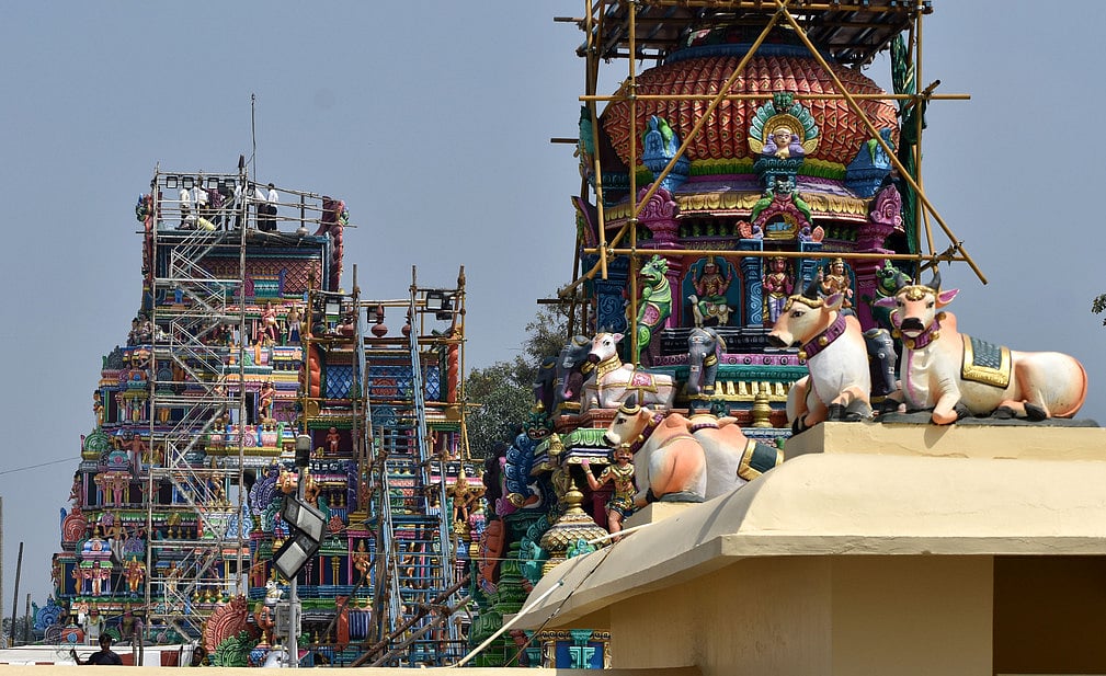 Perur temple all set for consecration on February 10, lakhs of people ...