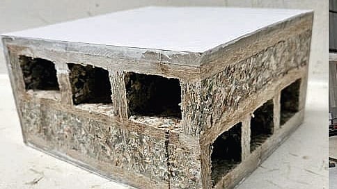 Your chips packets can be used to build a house!