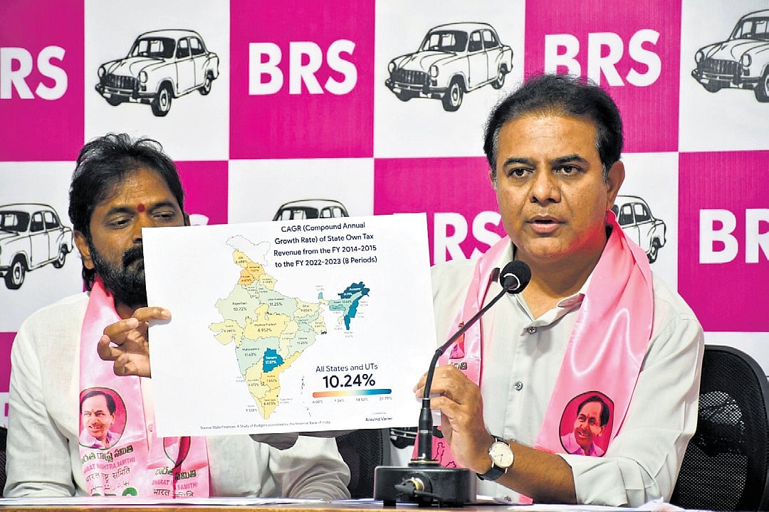 CM Revanth Reddy pushed Telangana into a financial crisis, alleges KT ...