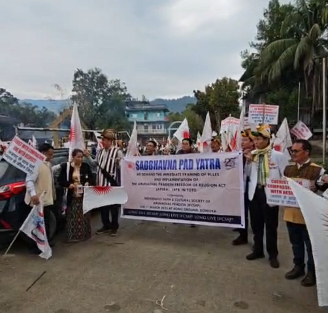 Arunachal Pradesh: Indigenous faith believers take out rally in support ...