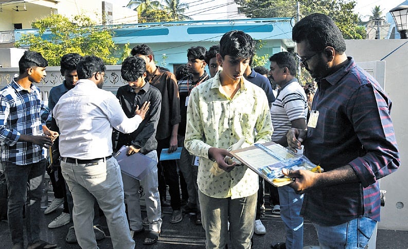 First exam of IPE 2025 conducted across Telangana despite some facility ...
