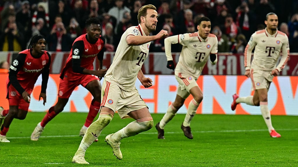 Harry Kane brace puts Bayern on course for last eight against Leverkusen